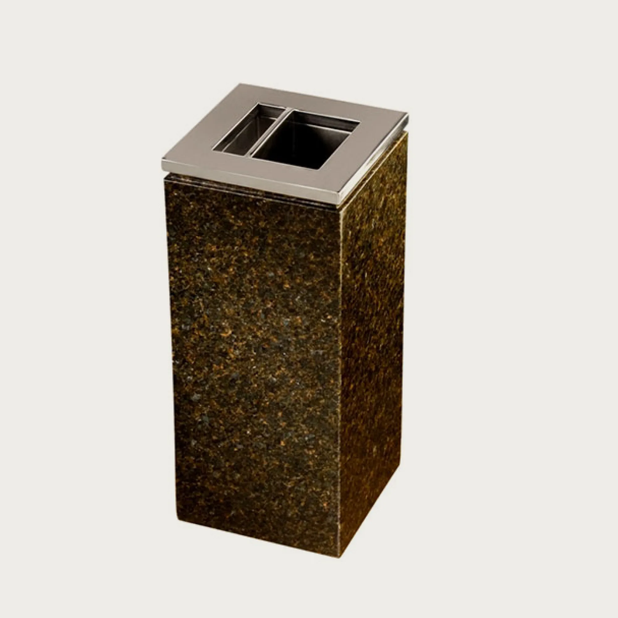 Straight Edge Ash Trash Stone Sq.